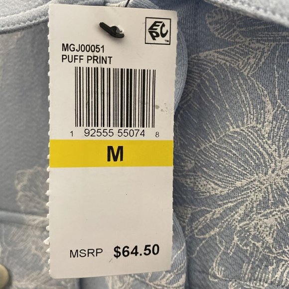 Material Girl | Jackets & Coats | Material Girl Embossed Floral Puff ...